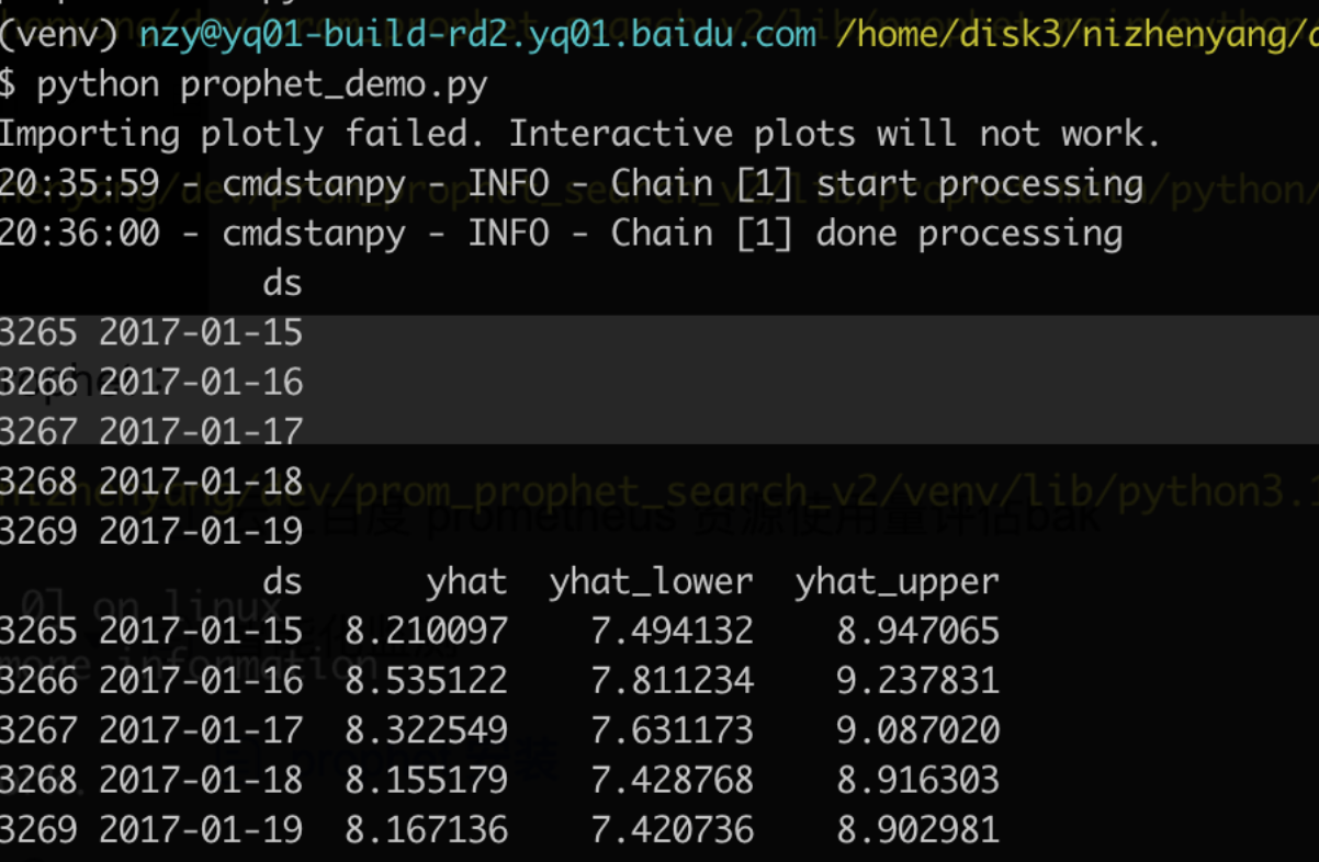 prophet 安装及相关问题 | Schwarzeni's blog